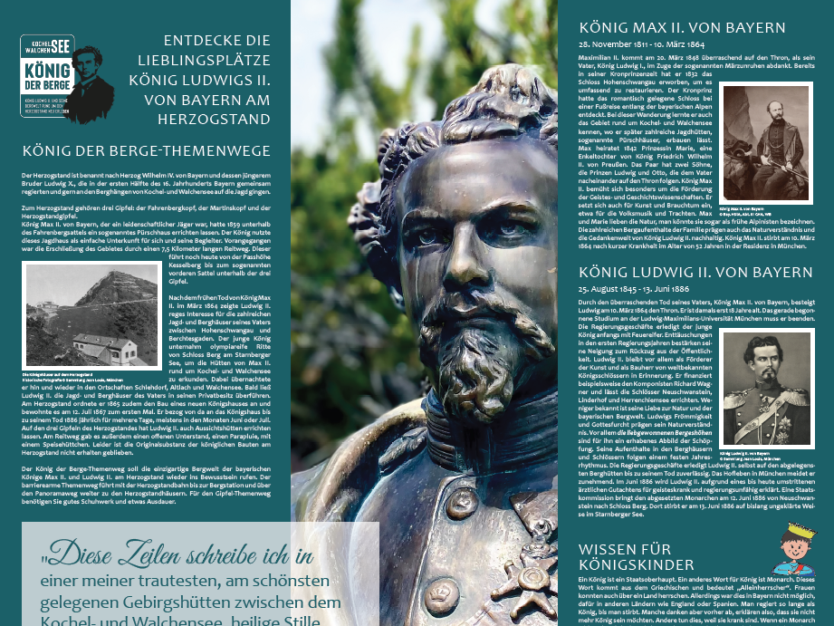 King Ludwig II mountain king
